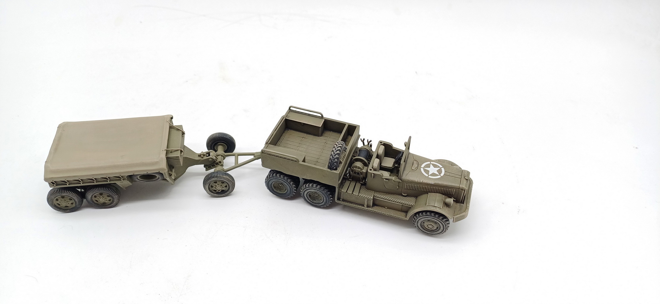 Diamond T980 truck (M20, 12-ton, 6x4) + 12-wheel M9 Rogers trailer (US, WW2) by Wargame3D ...